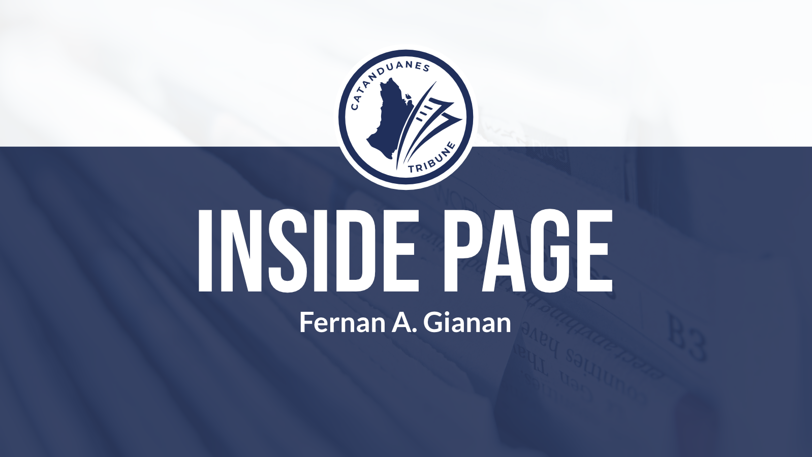 Inside Page | Fernan A. Gianan: DPWH Usec. Cabral and Gen. Calima ...
