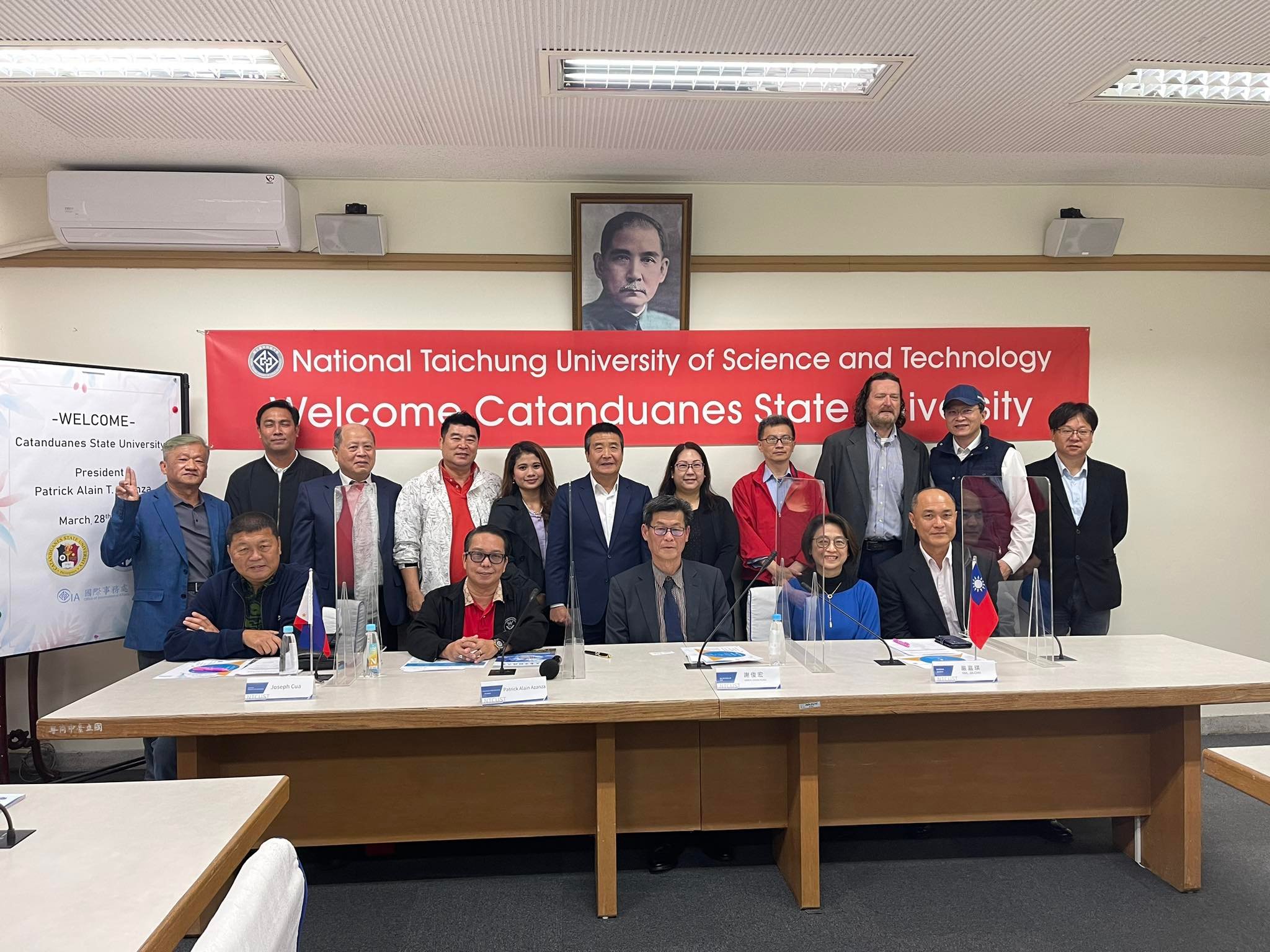 Gov. Cua, CatSU president meet Taiwan investors, university brass ...