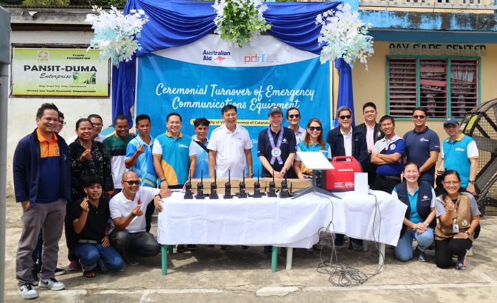 Australian gov’t, PDRF donates emergency communications gear to Virac ...